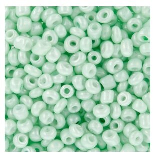 Бисер круглый Zlatka art: GR973-11 св. зеленый 10 гр. 1шт.