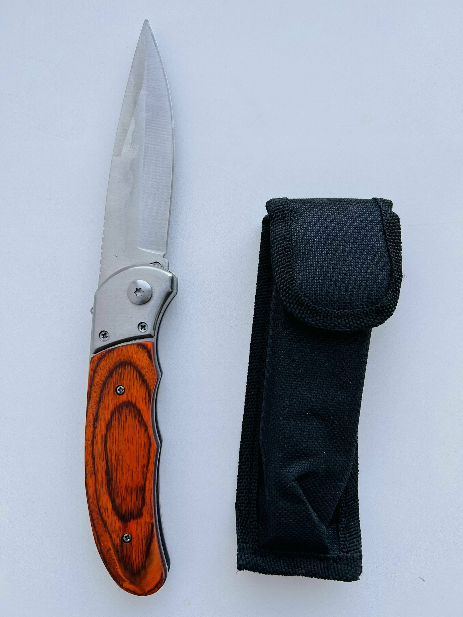 Нож туристический выкидной Brown