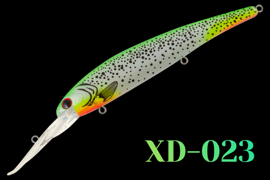 Воблер TsuYoki SOLOIST 120F, для троллинга, плавающий, глубина 6,5-8 м, вес 20г, цвет XD-023