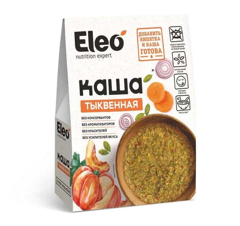 Каша тыквенная ELEO, 5 пакетов по 40 г