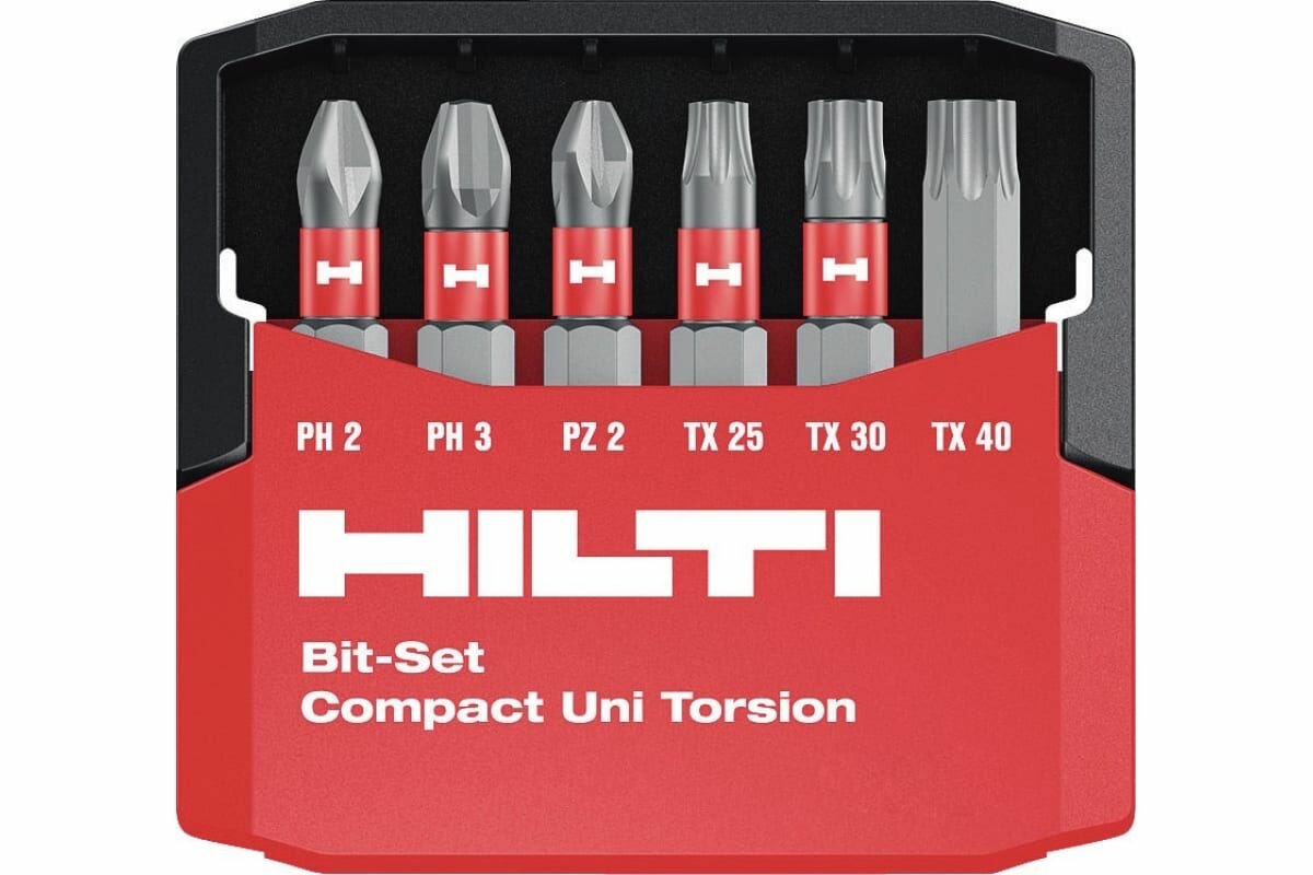 Набор бит насадок S-BSC UNI Torsion (6 шт; 50 мм) Hilti 2057803