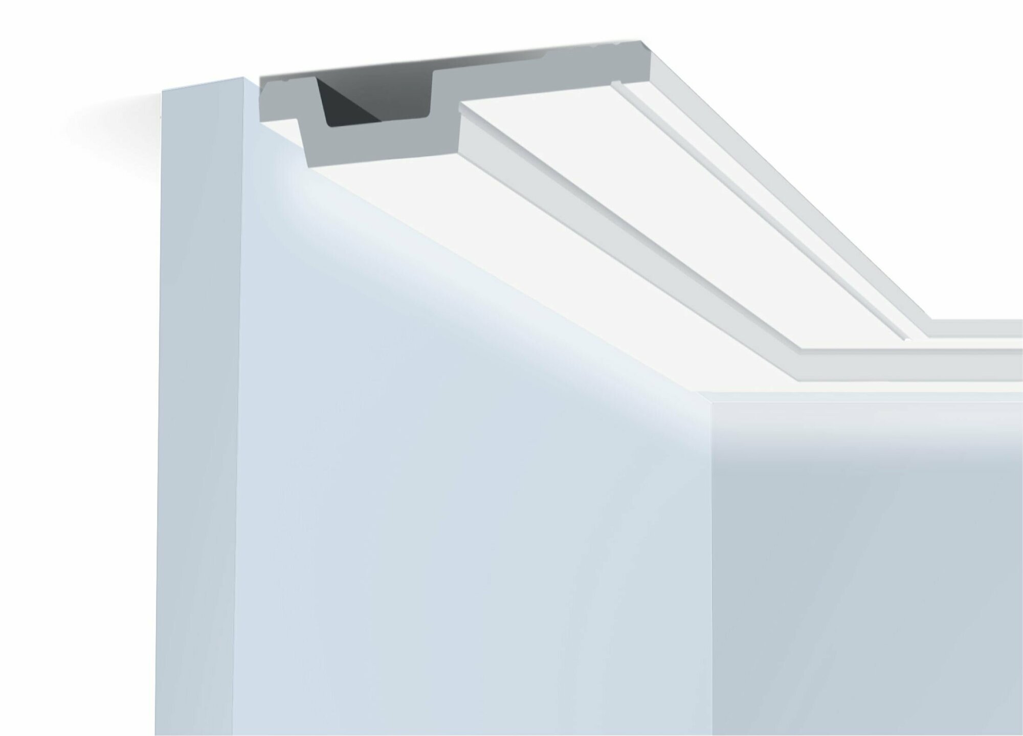Карниз ударопрочный HiWood A115V1 (22*115*2000 мм)