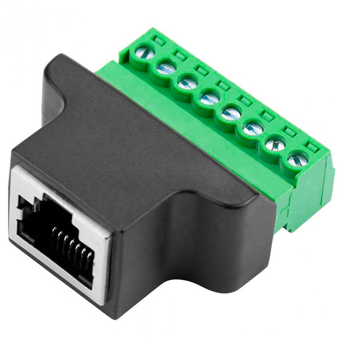 Гнездовой разъем RJ-45-ANYTYPE(м) (клемник)