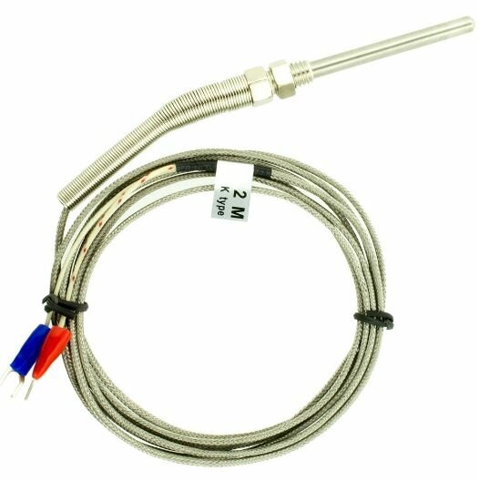 Термопара тип К, 2м, 50мм, М8