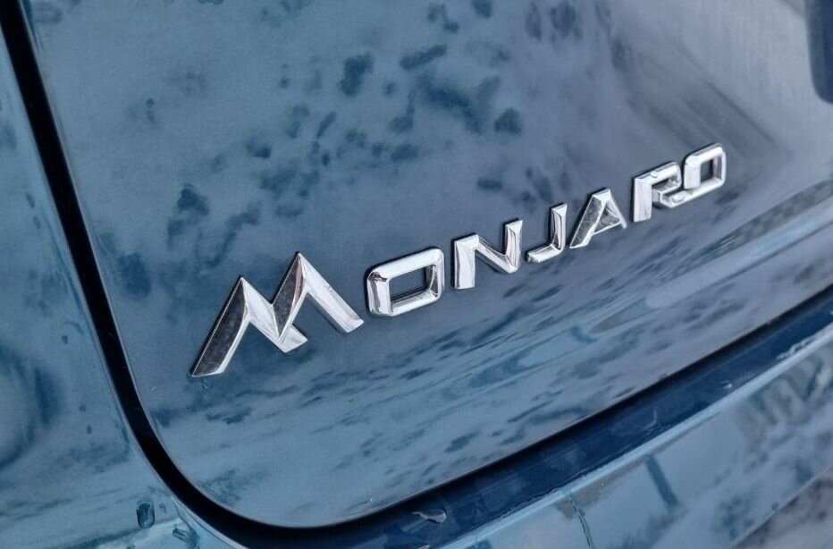 Оригинал Эмблема, шильдик, логотип. Надпись "Monjaro" на багажник автомобиля Geely Monjaro