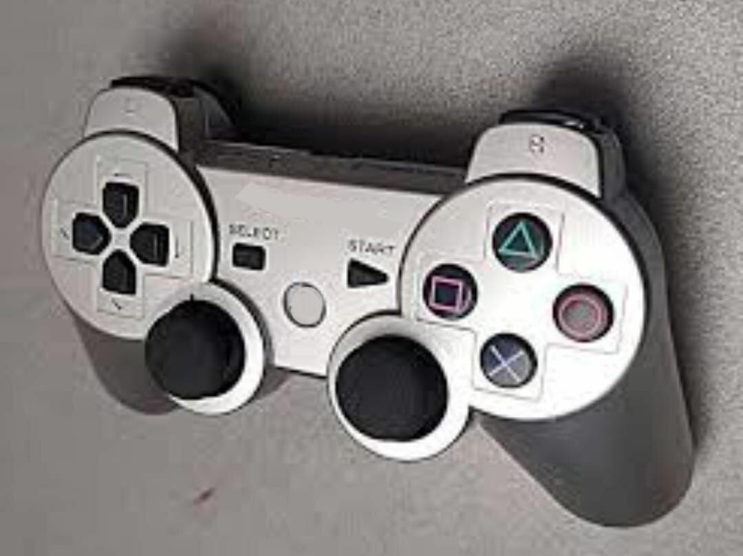 Геймпад для PS 3, беспроводной, серебро