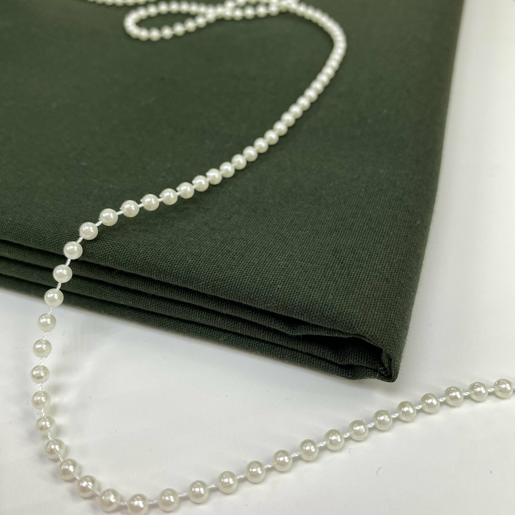 Хлопок Премиум стрейч плотный, ткань для шитья, 98% хлопок, 2% спандекс, плотность 160-170г/м2, ширина 140 см, 1 м.