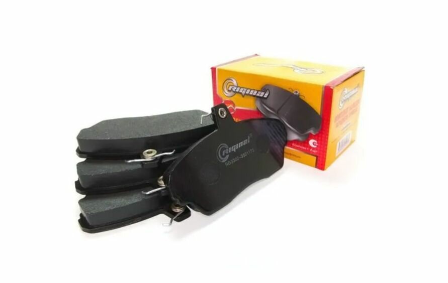 Колодки тормозные передние для ГАЗ 3302-3221 Газель, 3110 Волга комплект 4 шт. арт RG3302-3501170