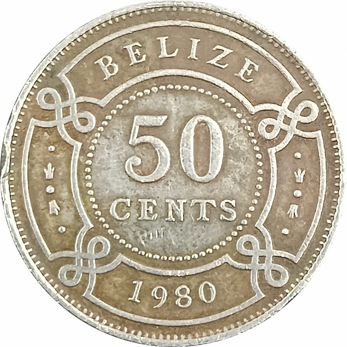 50 центов 1980 Белиз из оборота