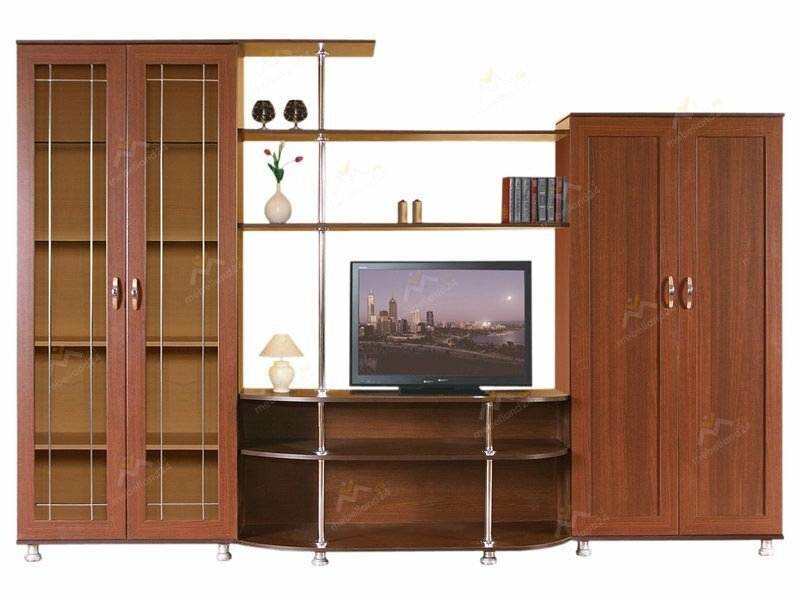 Стенка МебельЛэнд24 Санремо - 4 280x50x180 со шкафом