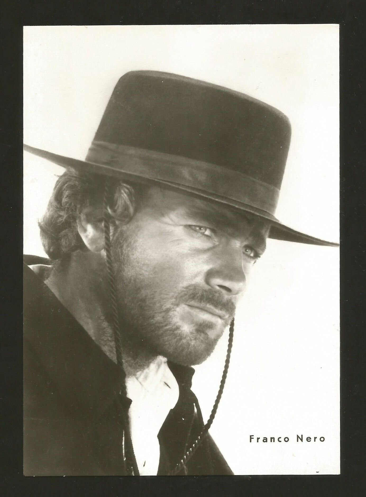 Открытка. Франко Неро. Итальянский актер.
