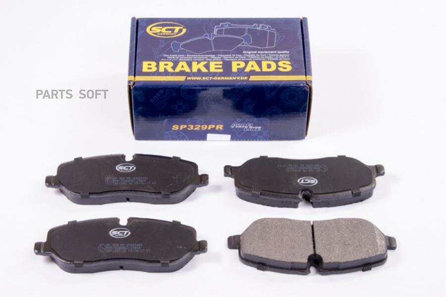SCT GERMANY SP329 колод. торм. задн. RANGE ROVER SPORT/RANGE ROVER III 05-13/LR DISCOVERY III/IV 04-09/09-/13- ()