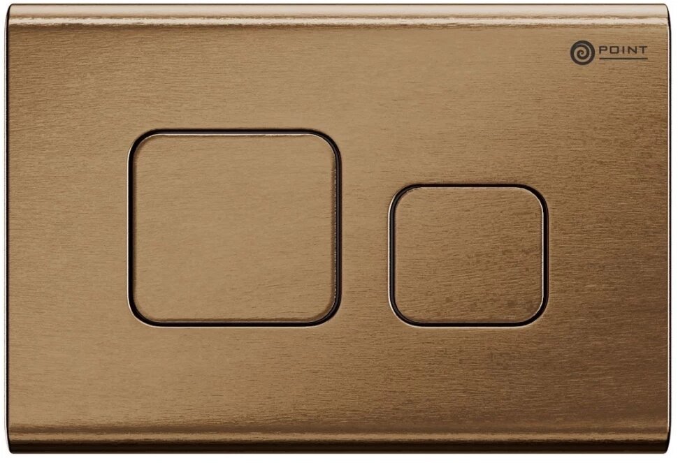 Кнопка смыва Point Афина PN44041BB для инсталляции, бронза