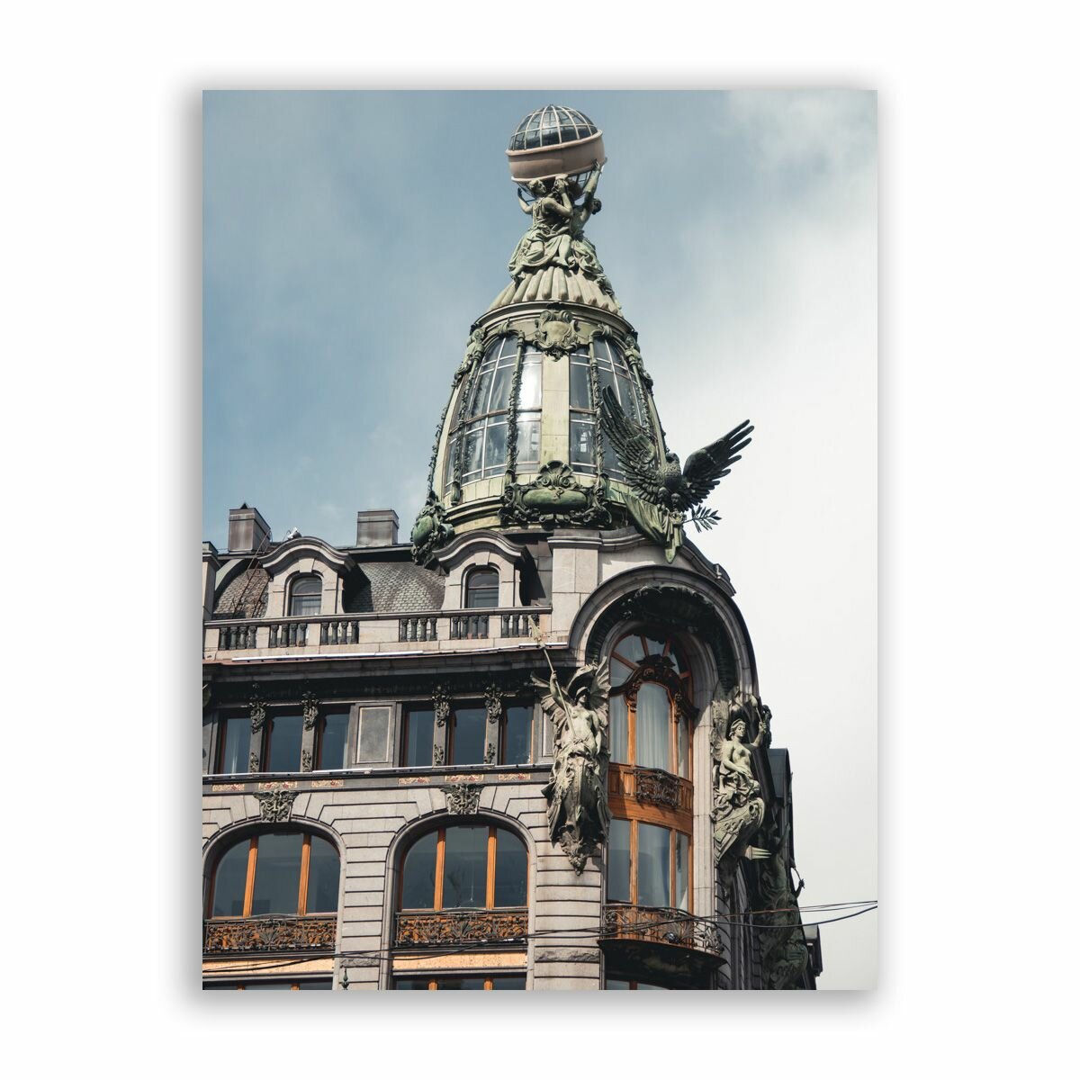 Постер, плакат на бумаге / Архитектура - Санкт-Петербург / Размер 30 x 40 см