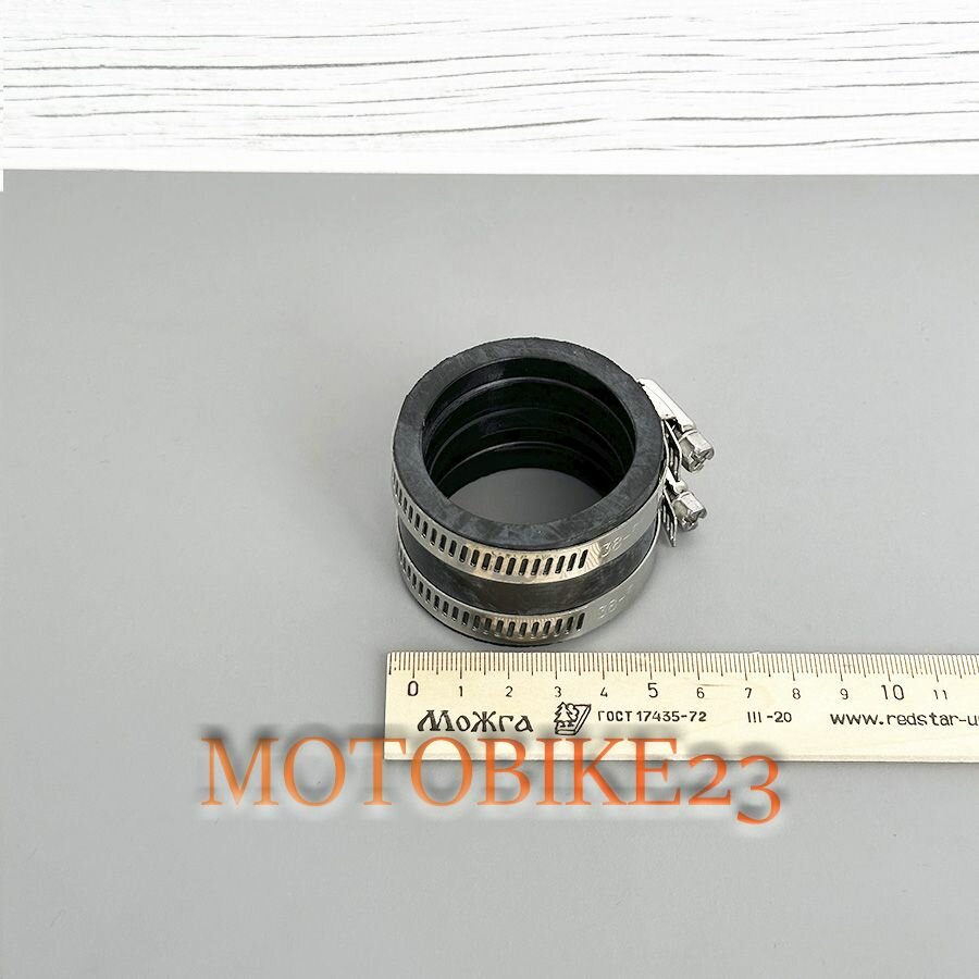 Переходник прямой, патрубок для карбюраторов на мотоциклы (PWK 40).