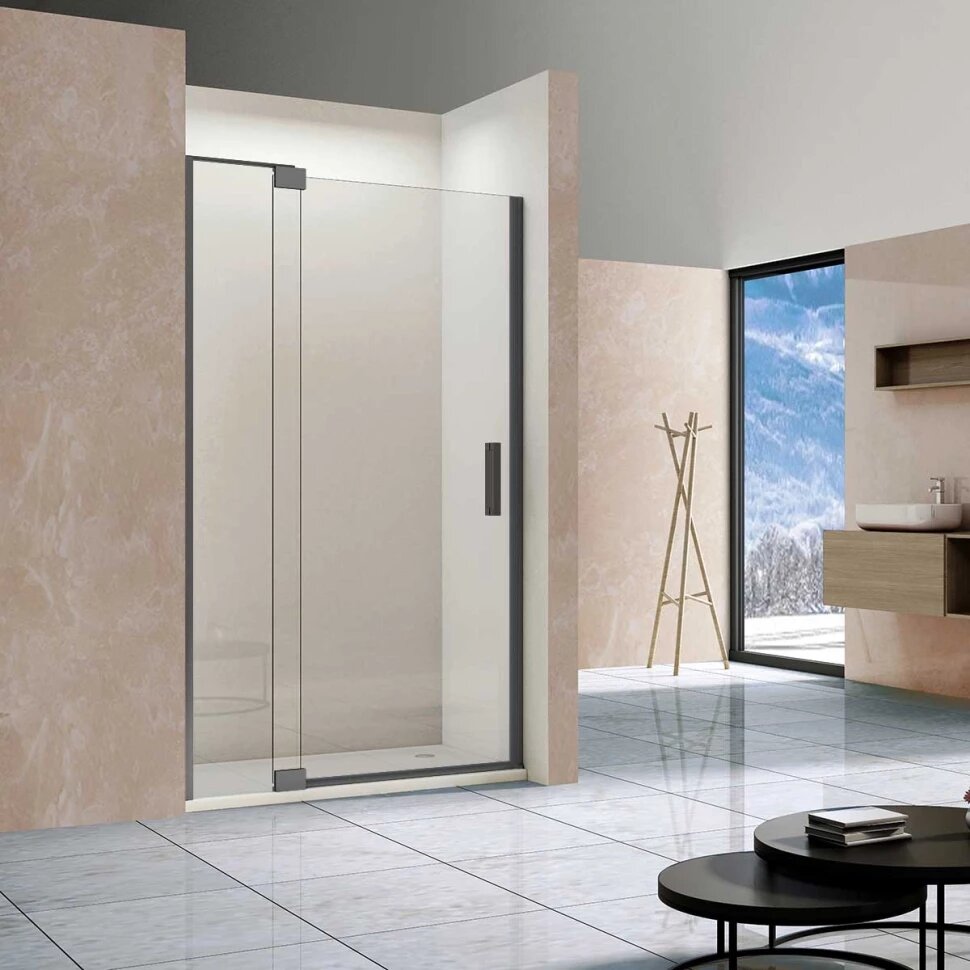 Душевая дверь 81,2-90 см Vincea Extra VDP-1E8090CLGM прозрачное