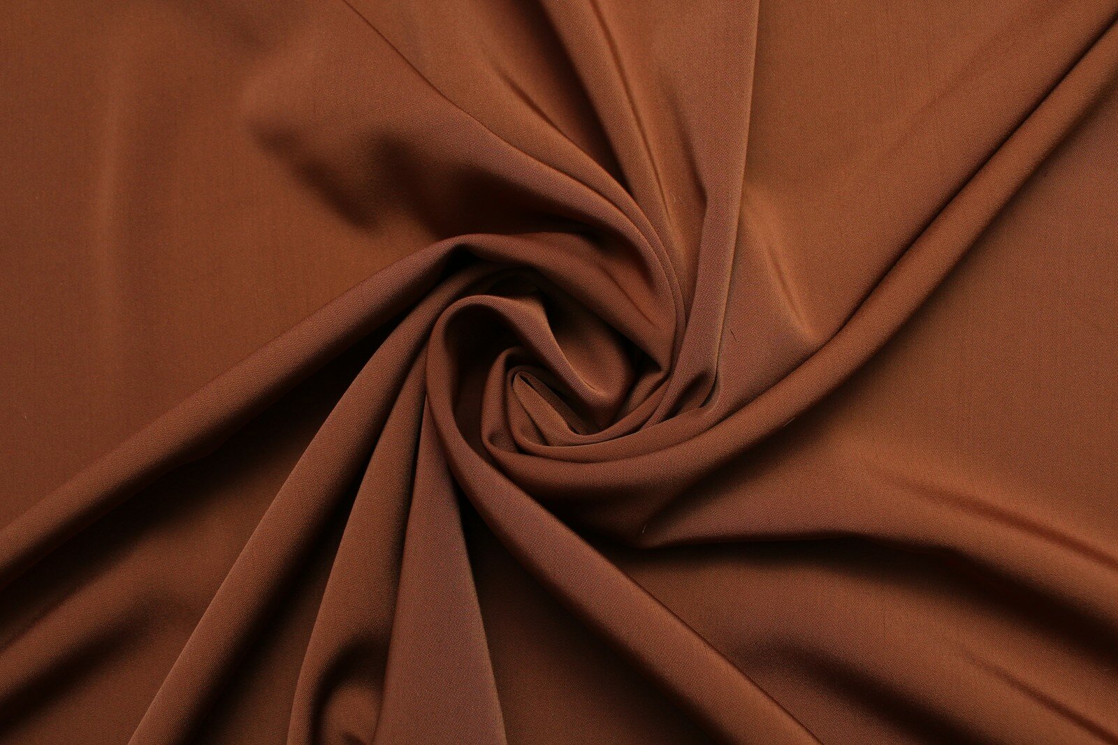 Ткань Габардин стрейч коричнево-рыжий, ш146см, 0,5 м