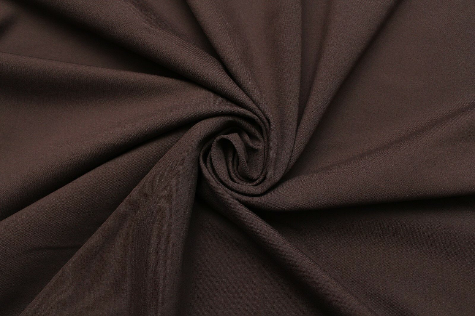 Ткань Джерси-дубль стрейч коричневато-оливковый, 400 г/пм, ш152см, 0,5 м