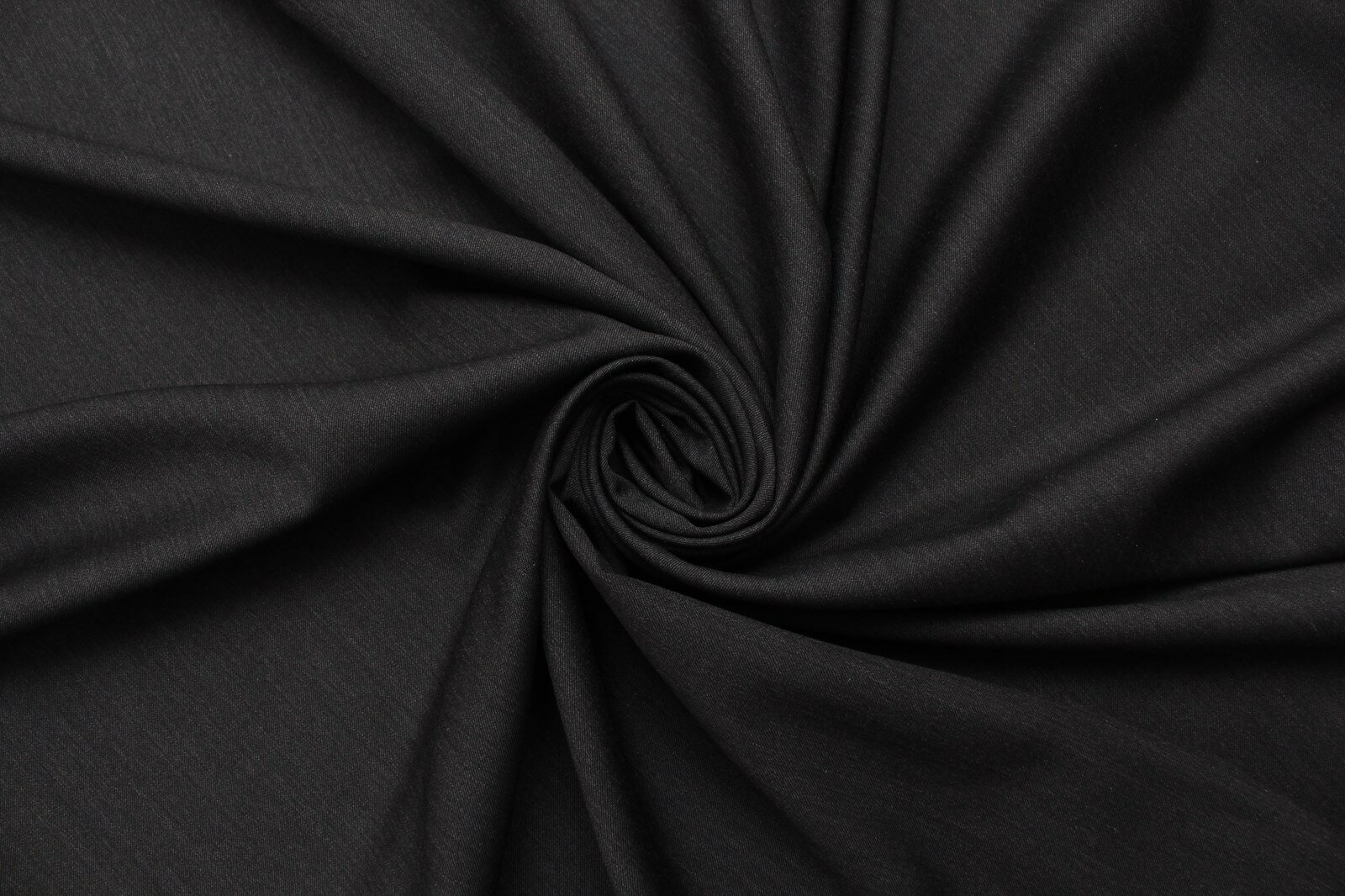 Ткань Габардин костюмный тёмно-серый меланж, ш145см, 0,5 м