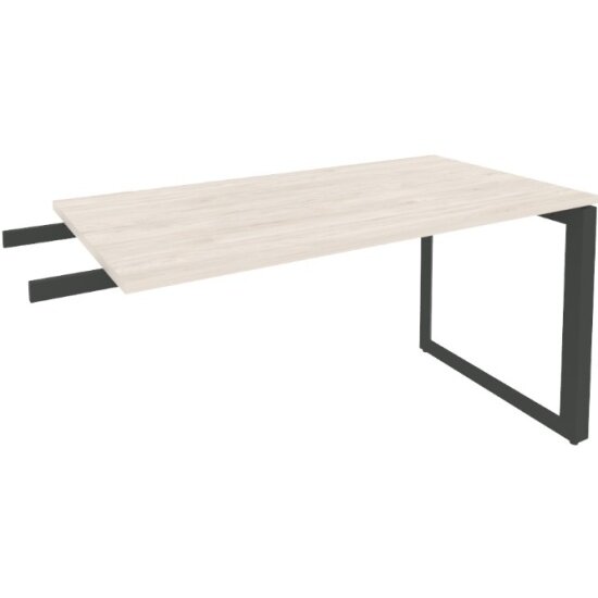 Брифинг-приставка Riva на О-образном м/к O. MO-BR-13 Денвер светлый/Антрацит металл 1380*720*750 (Onix Direct)