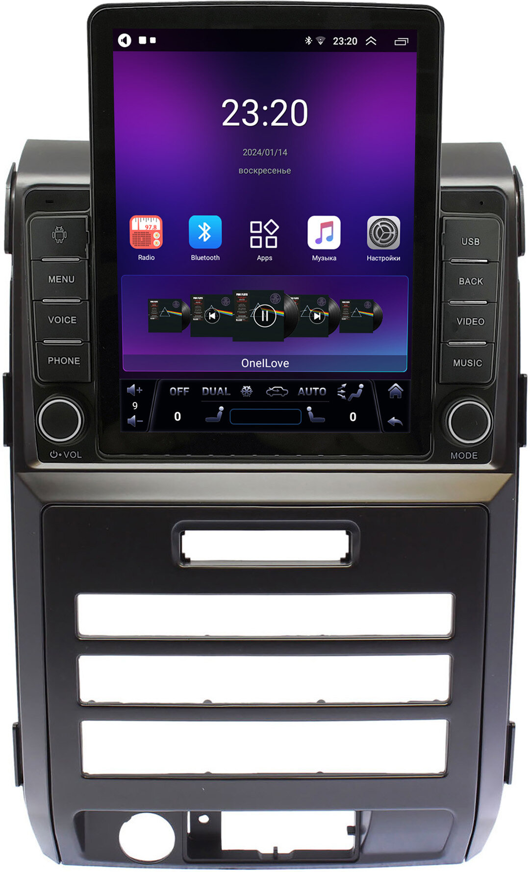 Штатная магнитола Ford F-150 12 2008-2014 (авто с цветным экраном) Canbox GTR095-9330 Android 10 (QLed, 4/64, DSP, CarPlay)