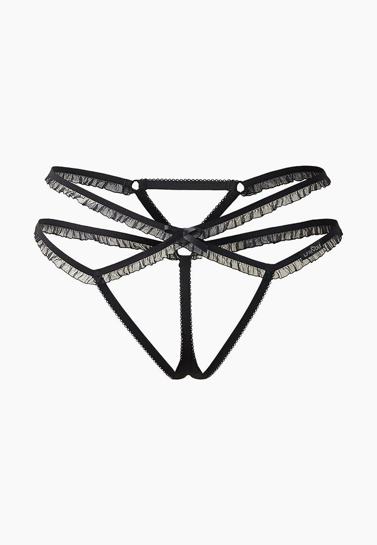 Трусики с доступом, рюшами и жемчужной нитью «Easy to love» (42-44)