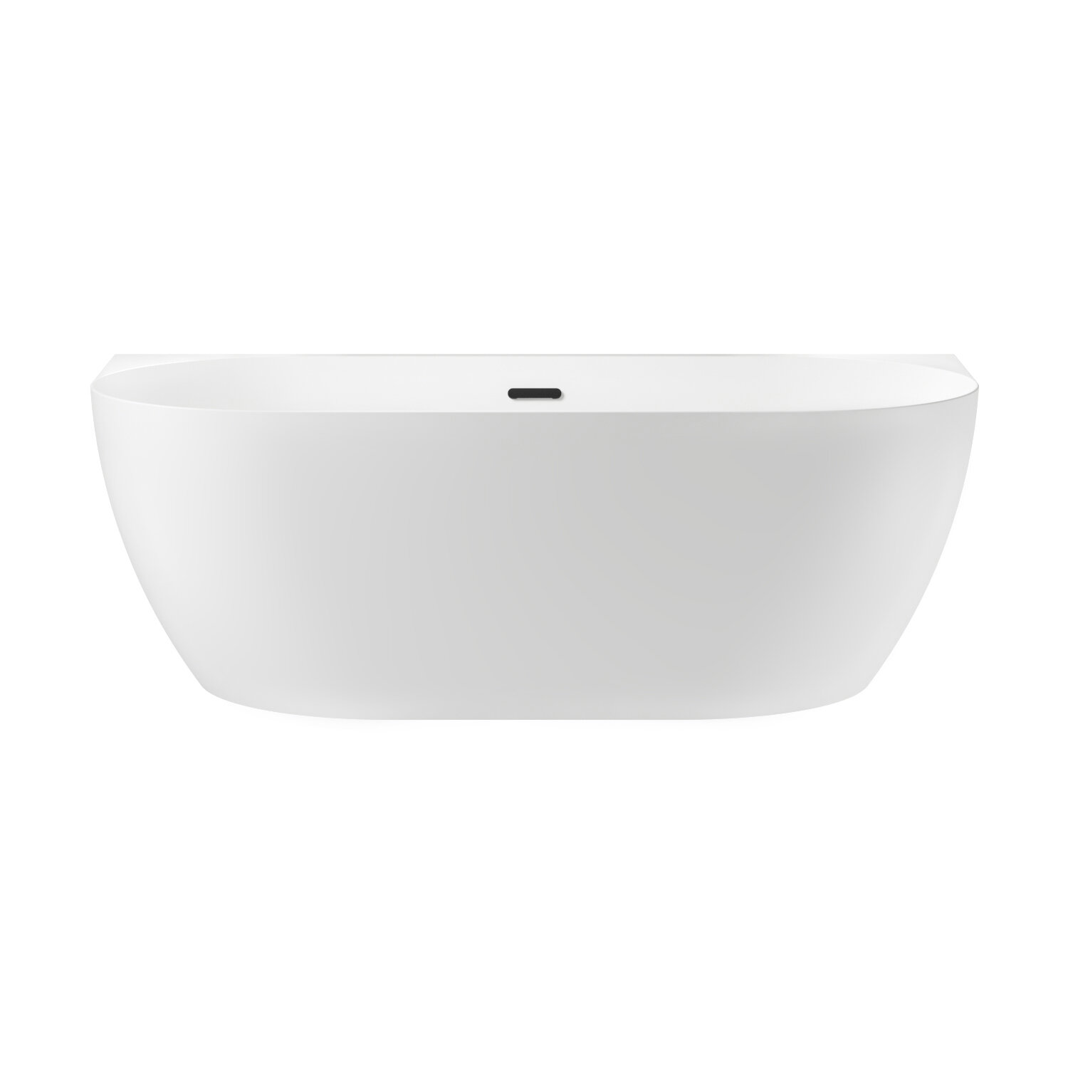 Пристенная акриловая ванна 170 х 80 см Wellsee Belle Spa 3.0 235901003 в наборе 4 в 1: полукруглая ванна белый глянец, ножки, экран, слив-перелив