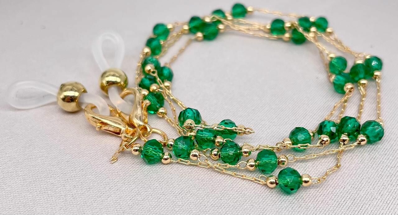 Стильная цепочка держатель для очков