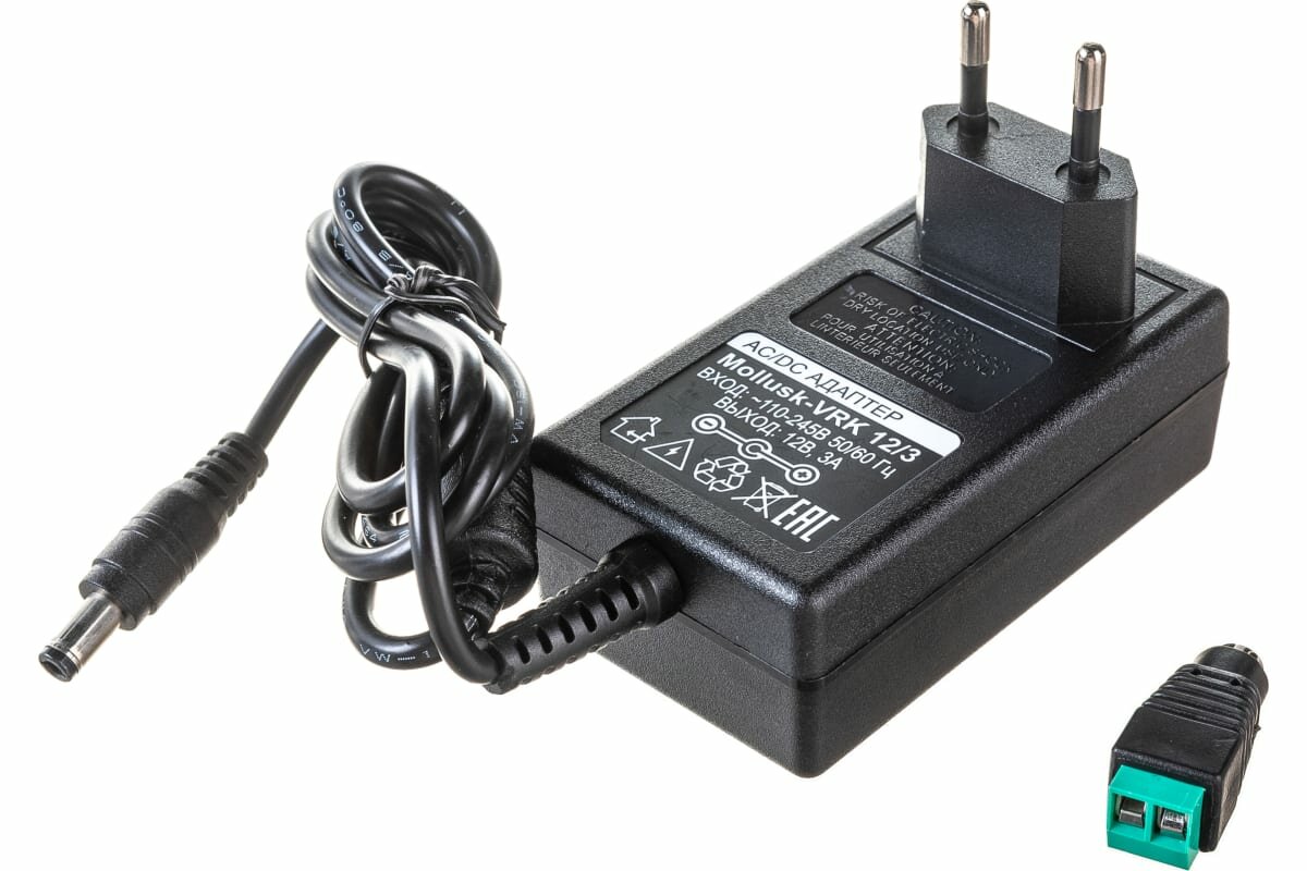 Моллюск бюджетные НЕ бесперебойные источники питания MOLLUSK-VRK 12/3 8832