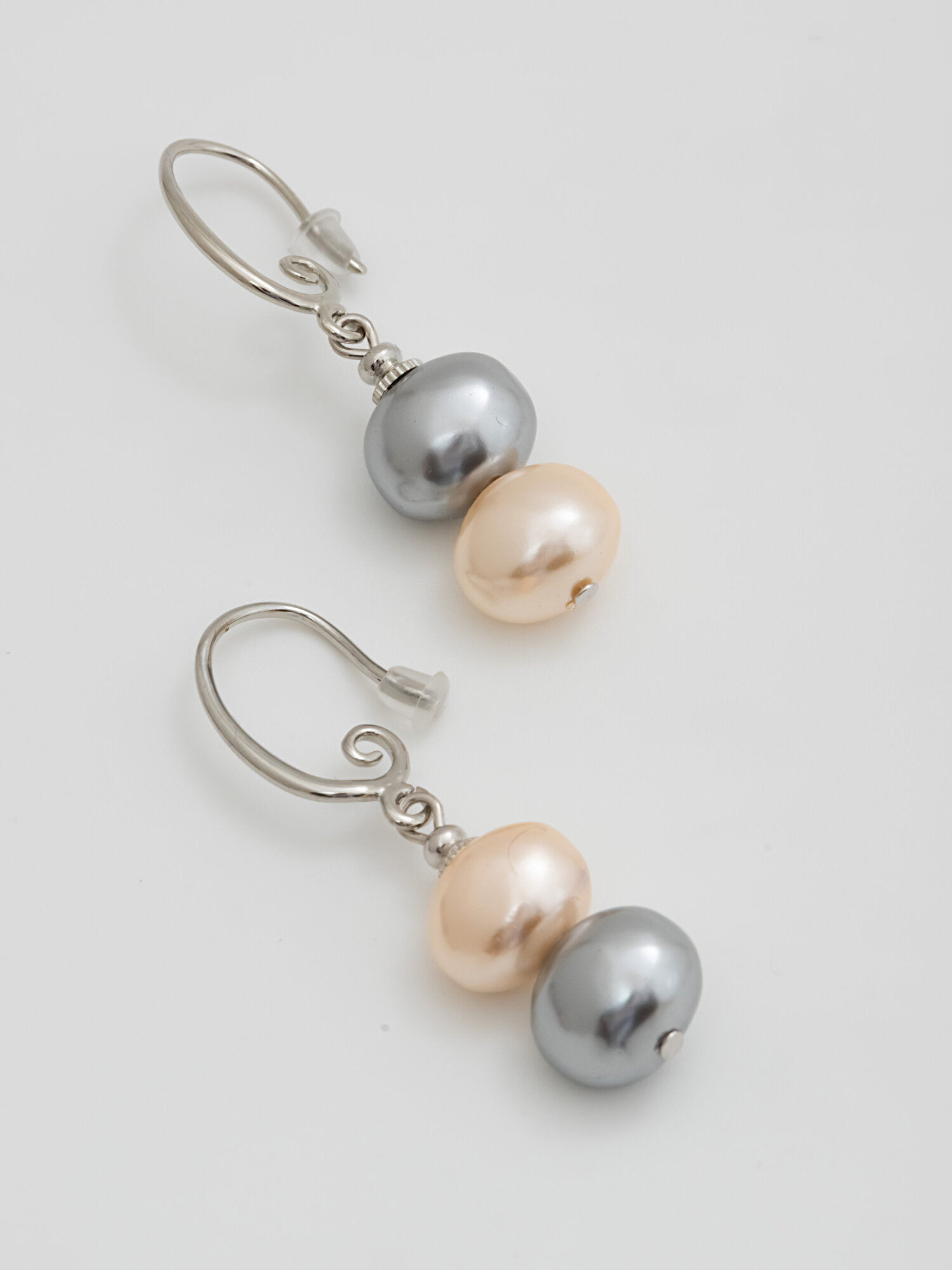 Серьги, жемчуг имитация