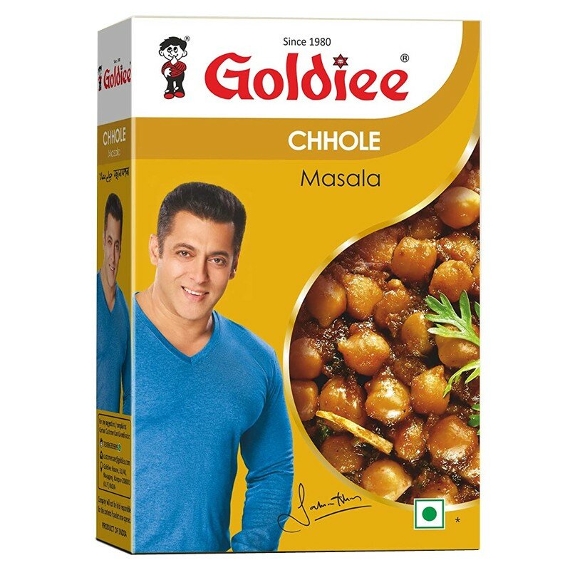 Смесь специй Чхоле масала Голди (Chhole masala Goldiee), 100 грамм