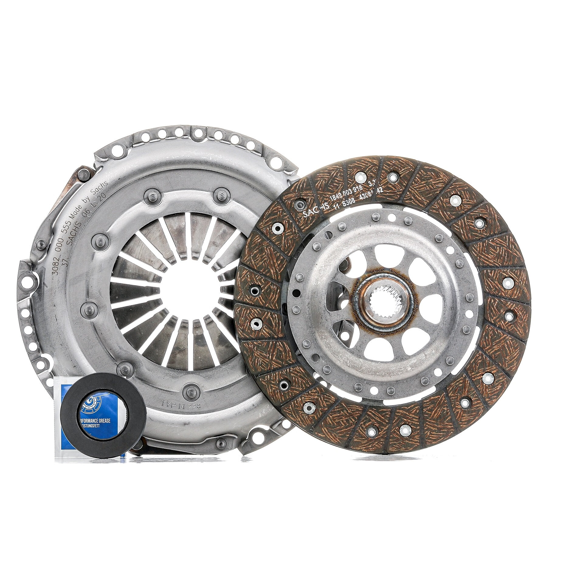 Комплект сцепления для автомобиля Audi Volkswagen Skoda, SACHS 3000 844 701 (1 шт.)