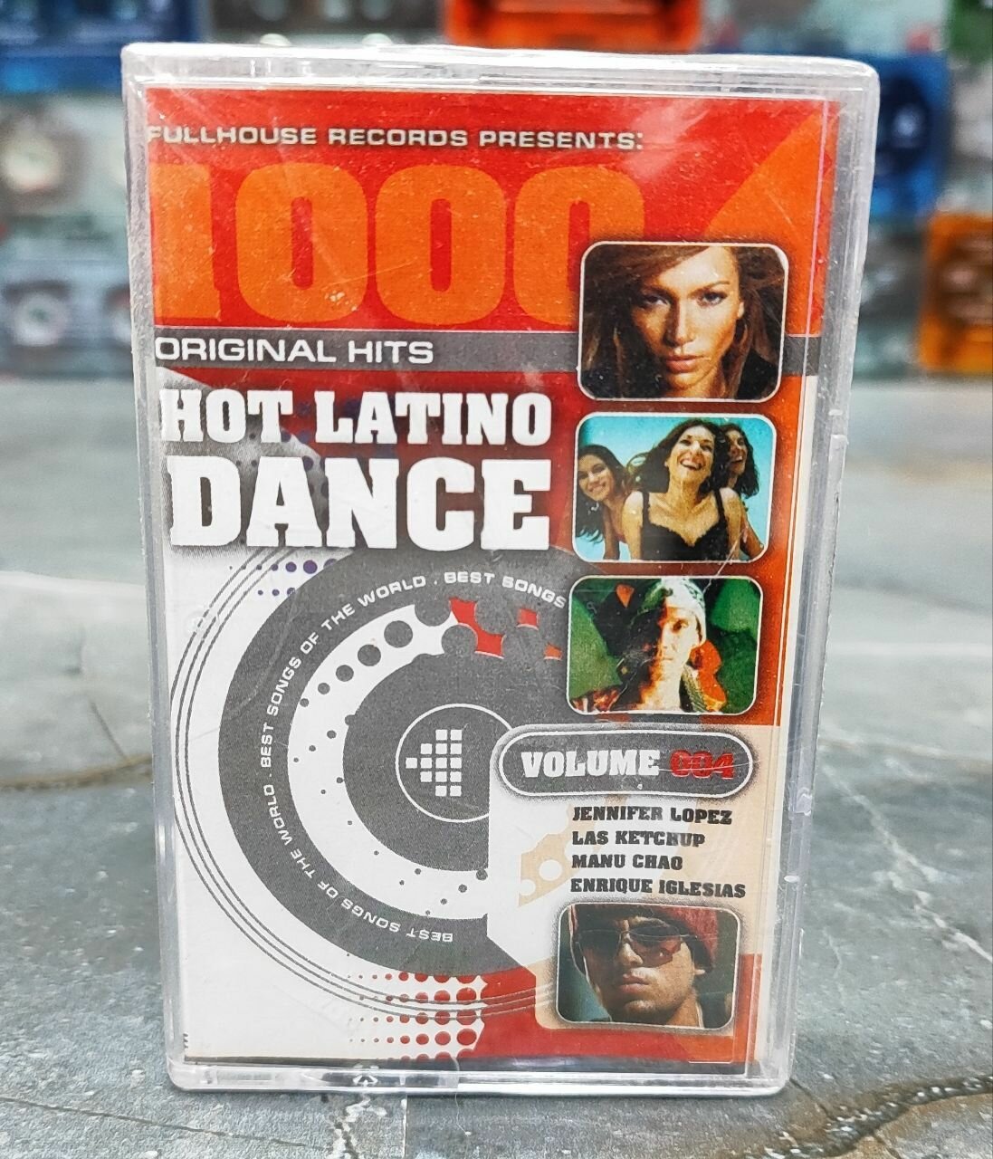 1000 Original Hits - Hot Latino Dance, аудиокассета, кассета (МC), 2004, .