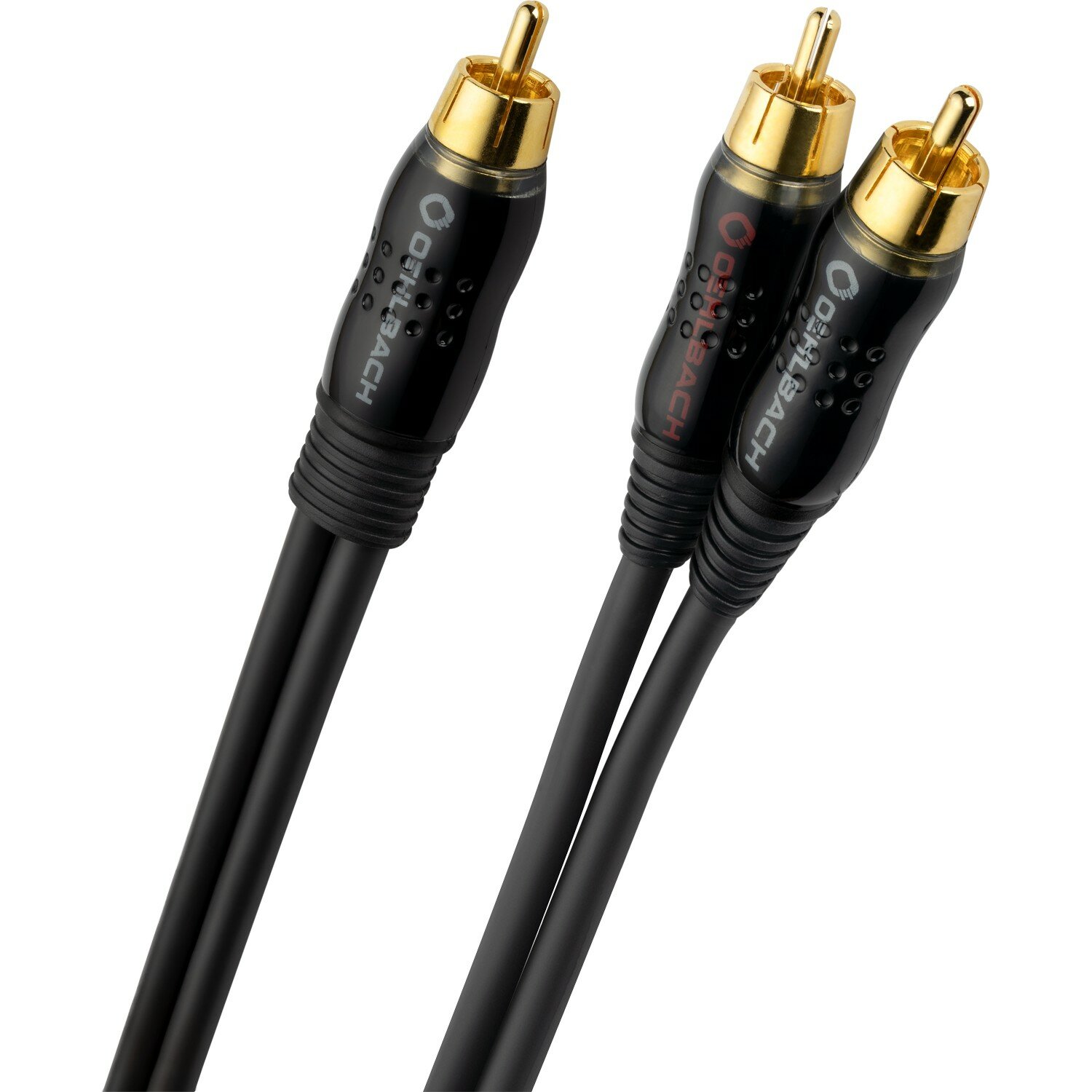Кабель сабвуферный Oehlbach Performance BOOOM! Subwoofer Y-cinch anthracite, 5m