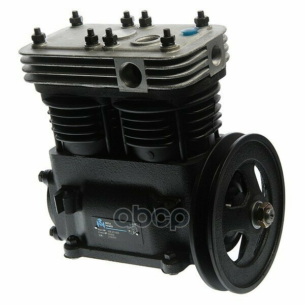 Компрессор МАЗ, урал, ЛиАЗ, икарус (2 цилиндровый) жид. охлаж. шкив 172мм 320л/мин. MEGAPOWER MEGAPOWER Automotive арт. 35027003