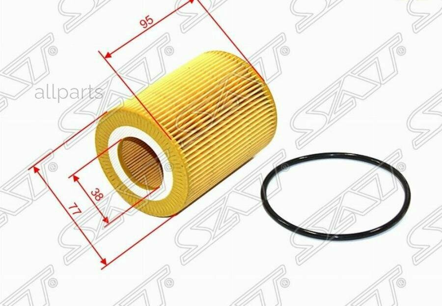 SAT ST-LR013148 Фильтр масляный Citroen C5 08-17 / Land Rover Discovery 09-20