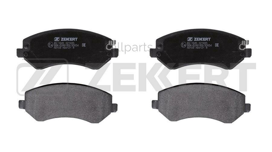 ZEKKERT BS-1345 Колодки торм. диск. передн. Chrysler Voyager IV 00- Jeep Cherokee III 01-