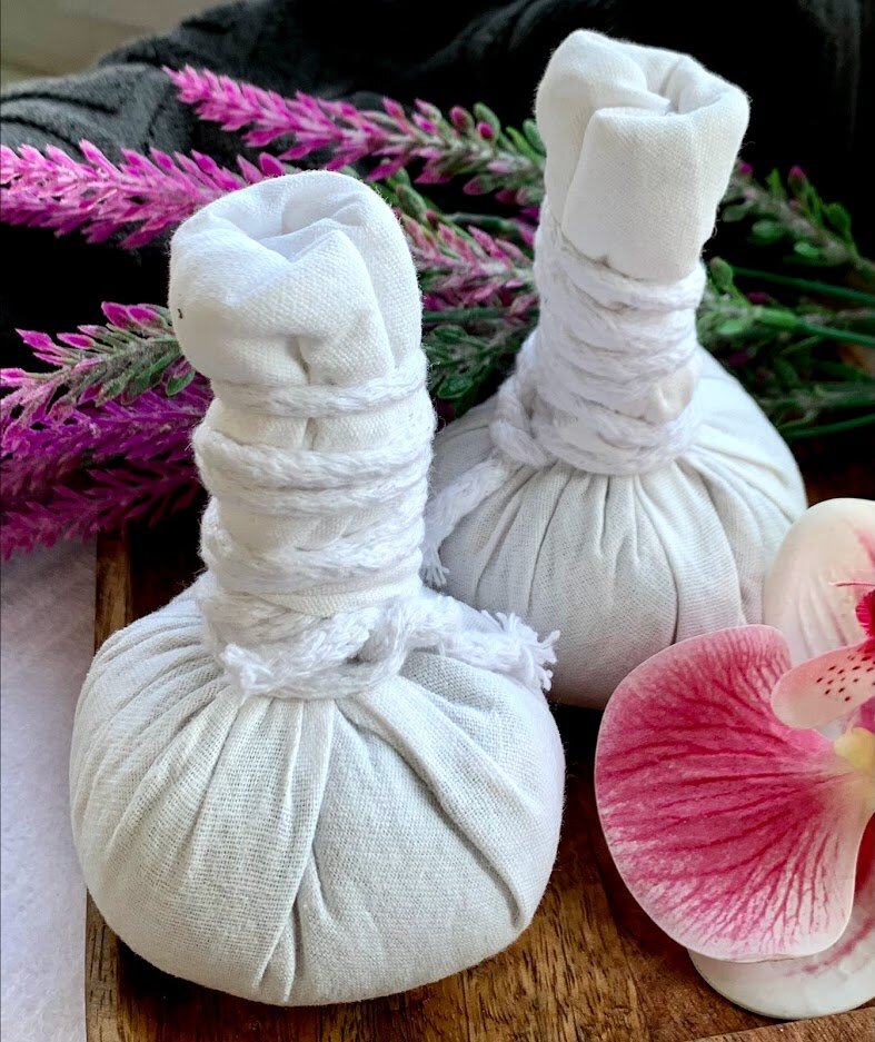 Aroma Fusion Травяной мешочек для массажа тела 190 гр, d-9 см * 2 шт Арома Фьюжн