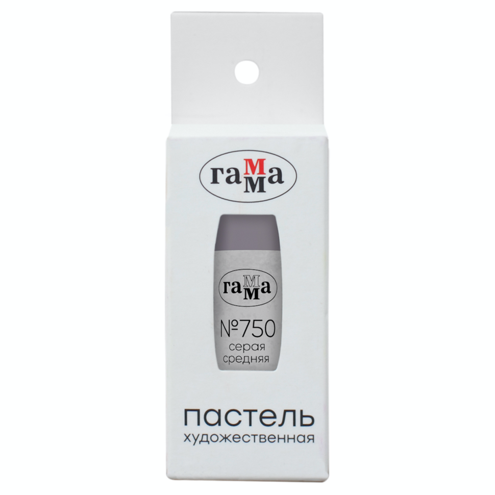 Пастель № 750 Cерая средняя, 1 штука, художественная Гамма, артикул 210823_750