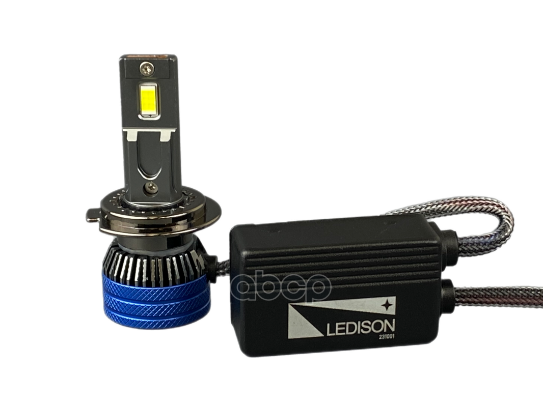 Лампа светодиодная H7-12/24V 60W, 6000Lm, 5000K (Canbus), кулер, серия №6 12-24v LEDISON арт. No6H7 - высокое качество товара