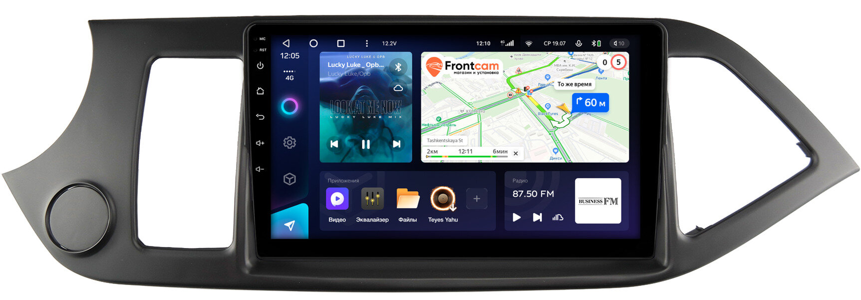 Штатная магнитола Kia Picanto 2, Morning 2 2011-2017 Teyes CC3 4/64 9" RM-9144 Android 10 (4G-SIM, DSP, QLed)