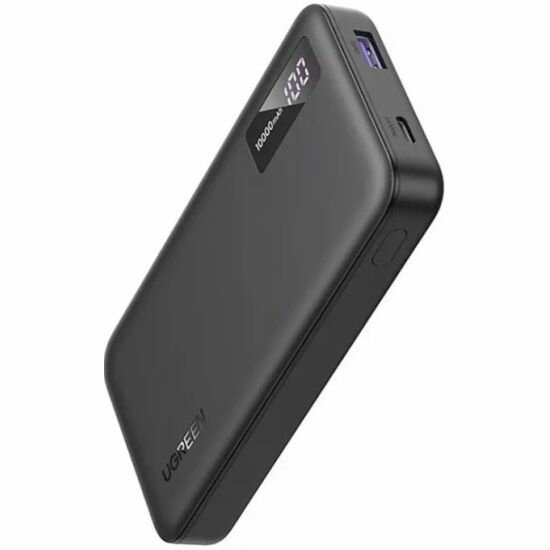 Внешний аккумулятор UGREEN PB311 (25742) 10000mAh Mini Quick Charging 20W Power Bank. Цвет: черный.