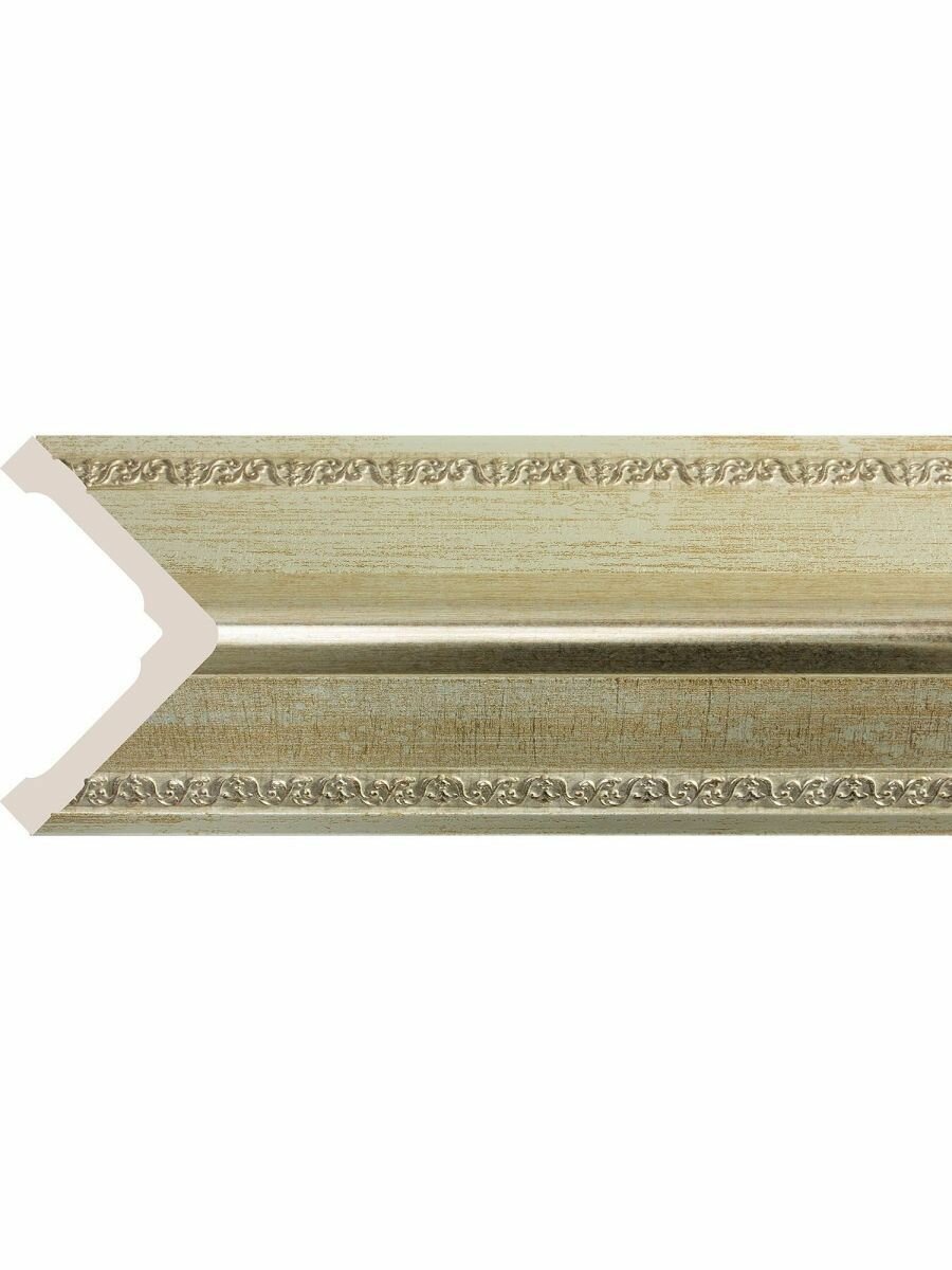 Декоративный уголок Cosca, серебро, 110см, влагостойкий, набор 2шт