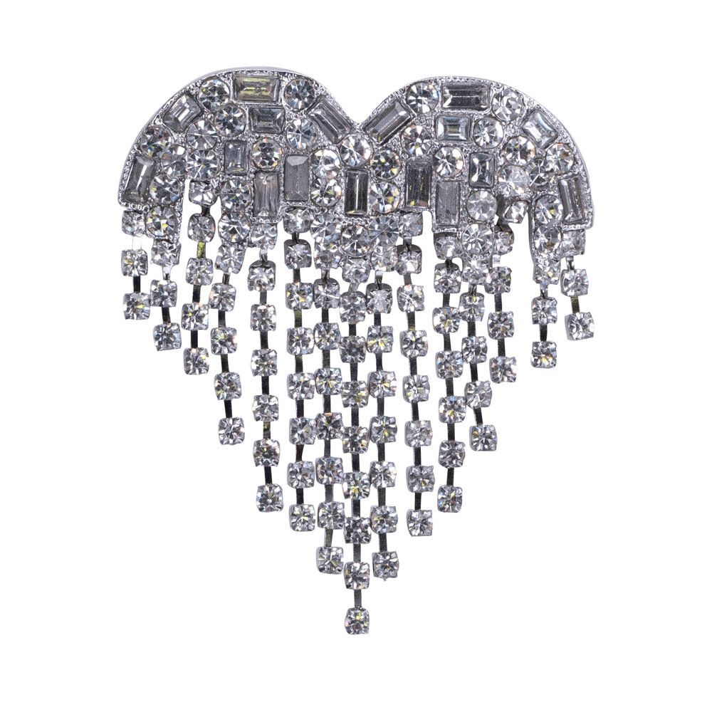 Брошь, стразы