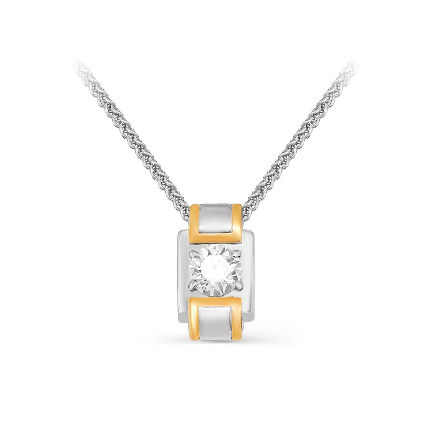 Колье, серебро, 925 проба, родирование