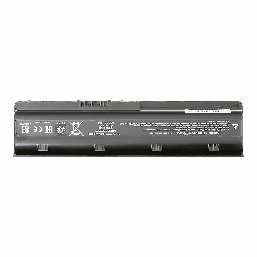 Аккумуляторная батарея для ноутбука HP DV5-2000 DV6-3000 DV6-6000 (HSTNN-Q62C) 5200mAh OEM черная