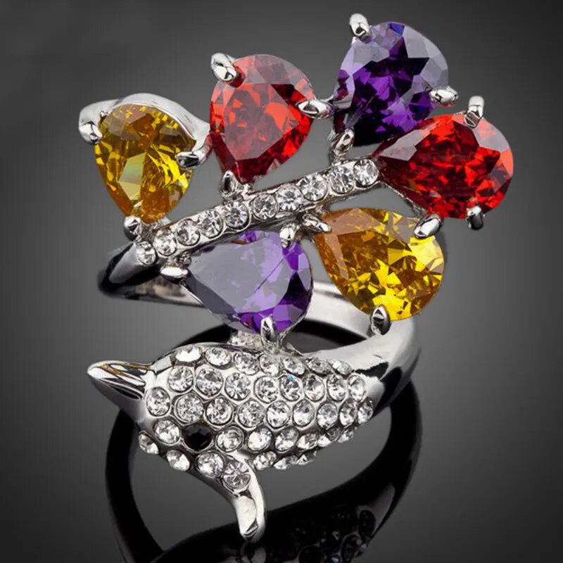 Кольцо, Swarovski Zirconia