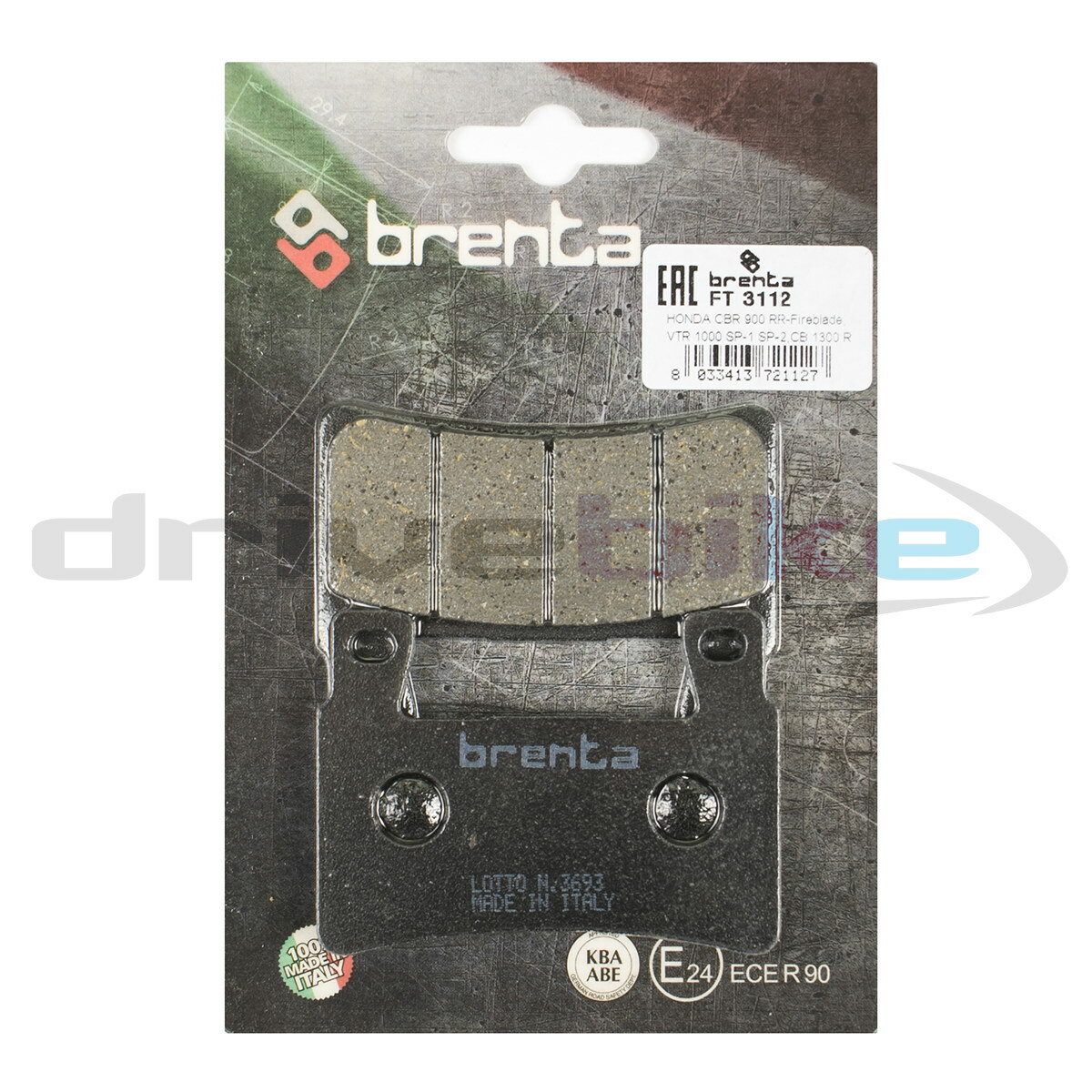 BRENTA Тормозные колодки FT 3112 Organic