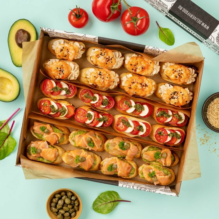 Бокс брускетт премиум #9