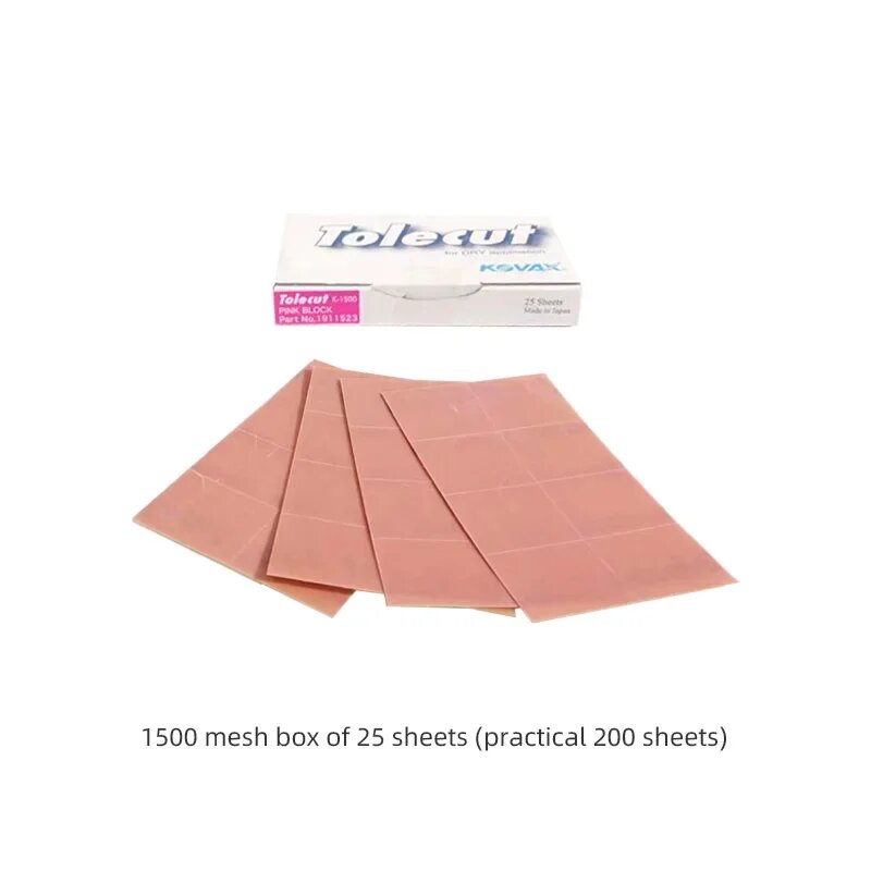 Точечный шлифовальный блок KOVAX для точной полировки и шлифовки автомобильной краски, 1 дюйм, 8 дюймов, для удаления пыли 1500 grit a box